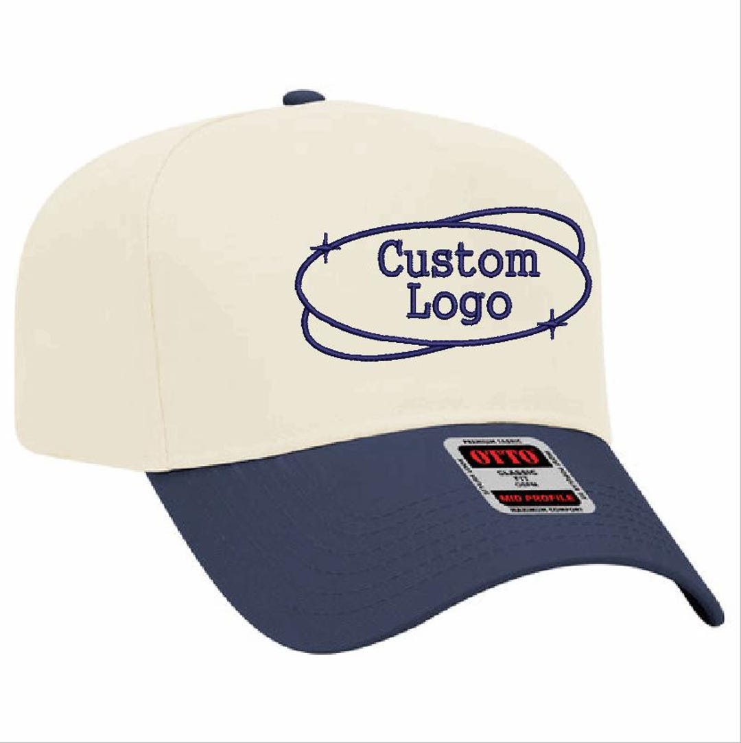 Personalized Embroidered OTTO CAP 5 Panel Mid Profile Baseball Cap ...