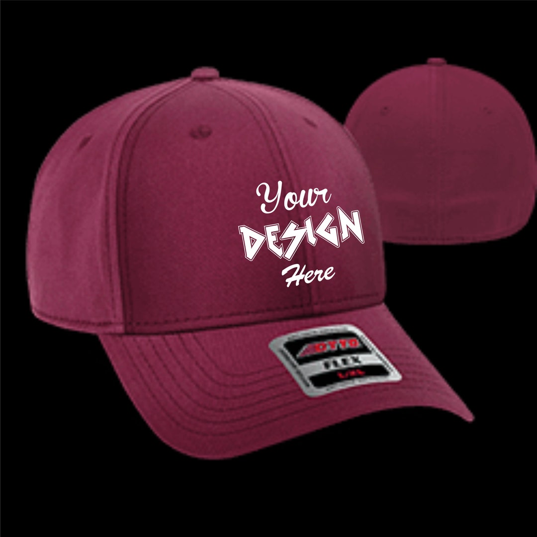 Personalized Embroidered OTTO CAP 6 Panel Low Profile Baseball Cap ...