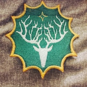 Red Rising Embroidered Patches, Gold and Red Sigil, Embroidered, House ...