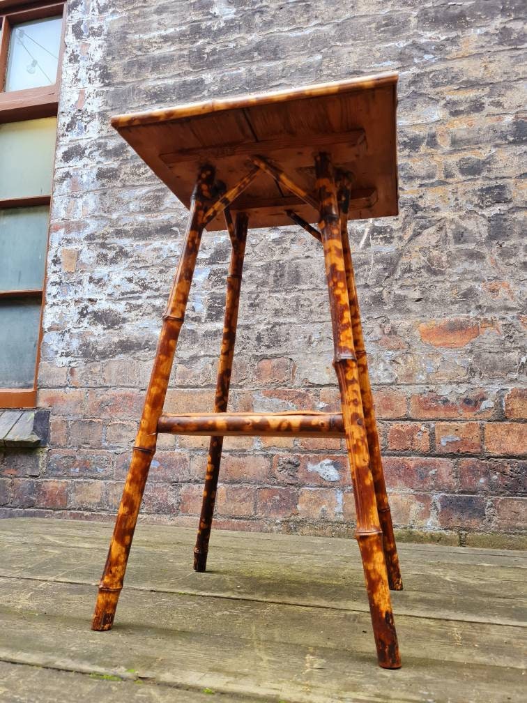 Vintage Tiger Bamboo 2 Tier Side Table - Etsy UK