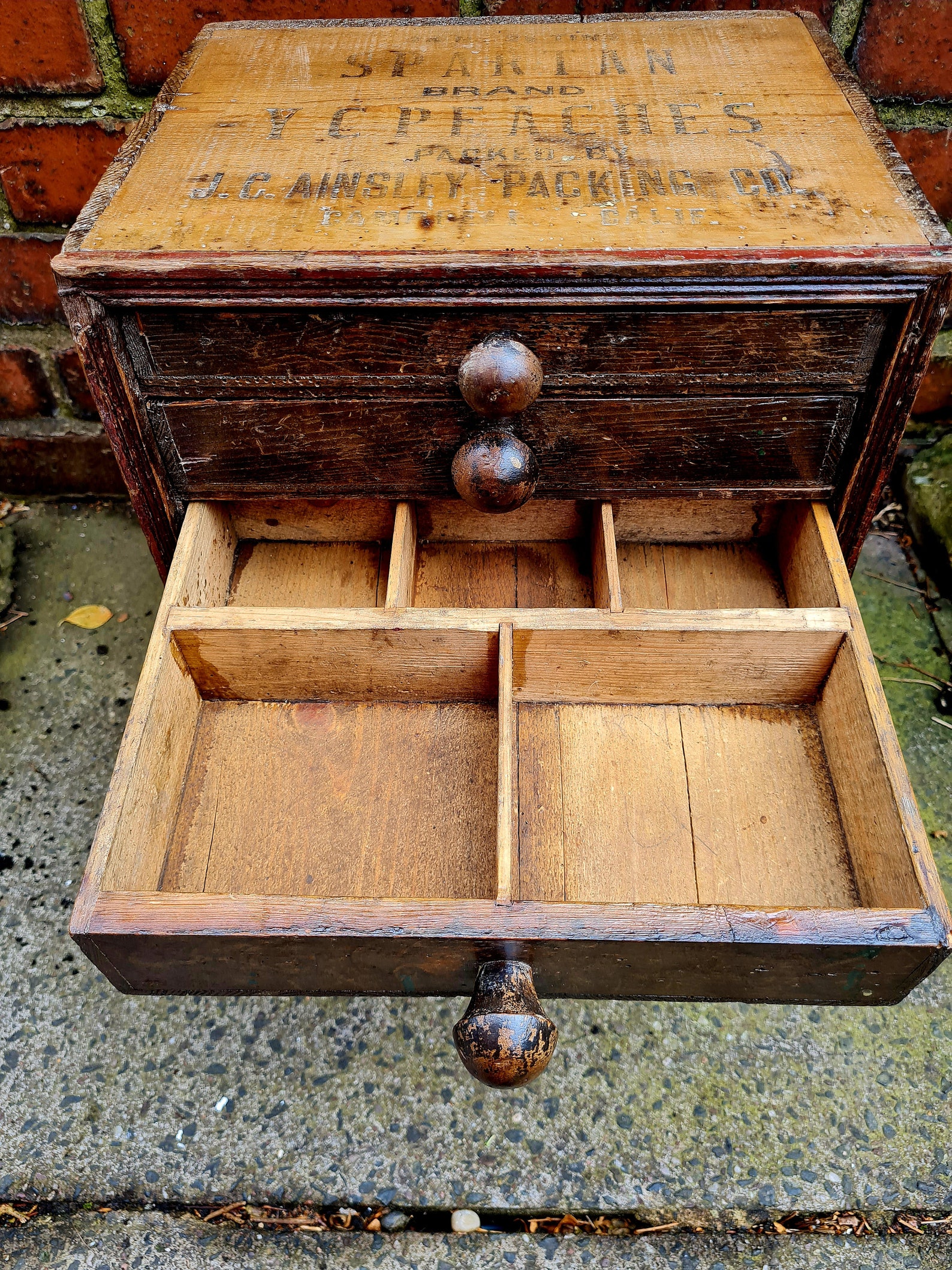 Antique Scratch Build Bench Top Engineers Drawers Collectors Drawers ...