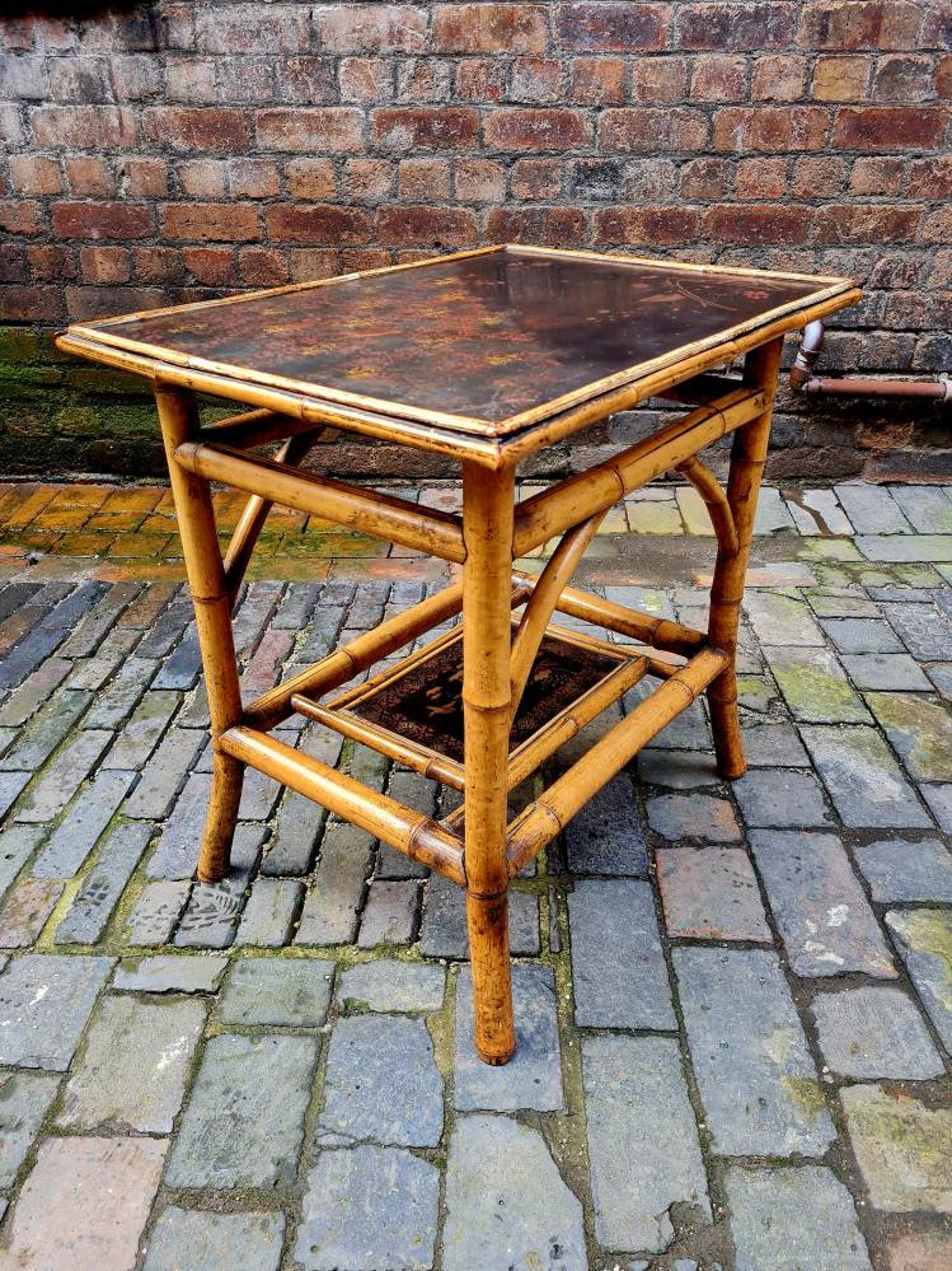Early 20th Century Anglo - Japanese Style Bamboo Table - Etsy UK