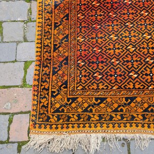 Vintage Middle Eastern Wool Rug - Etsy UK