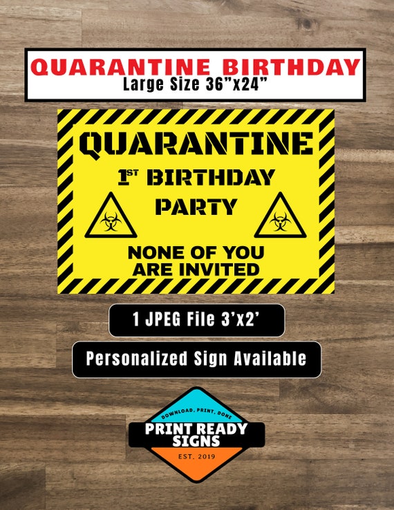 Quarantine Sign Printable