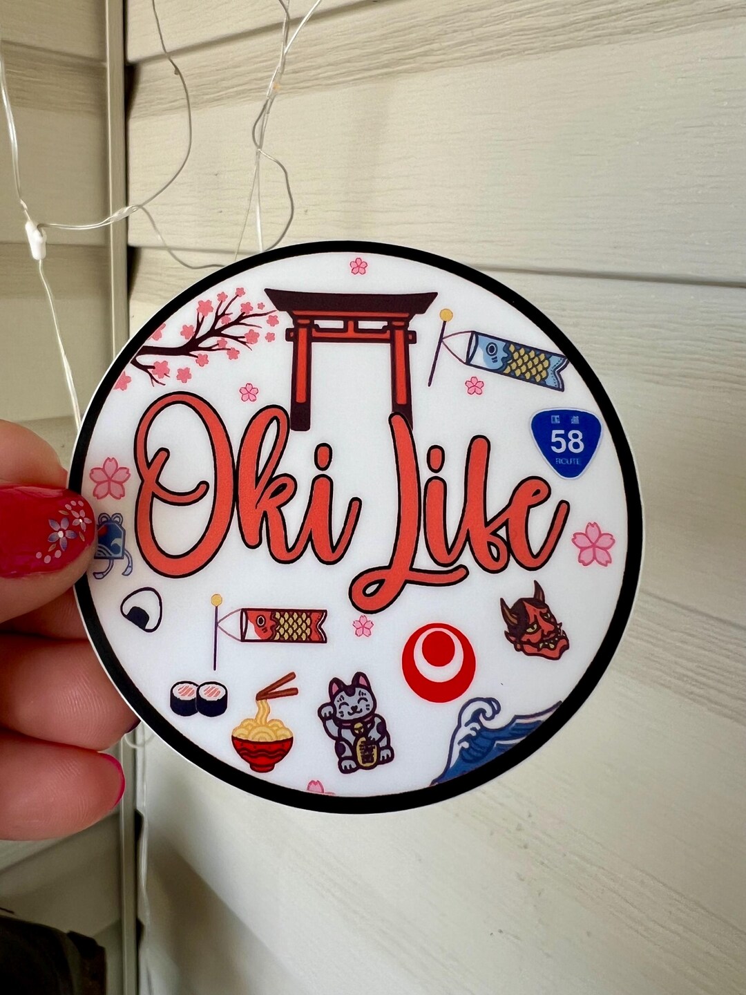 Okinawa With Torii Gate Sticker| Travel Sticker | Japan | Asian Culture ...