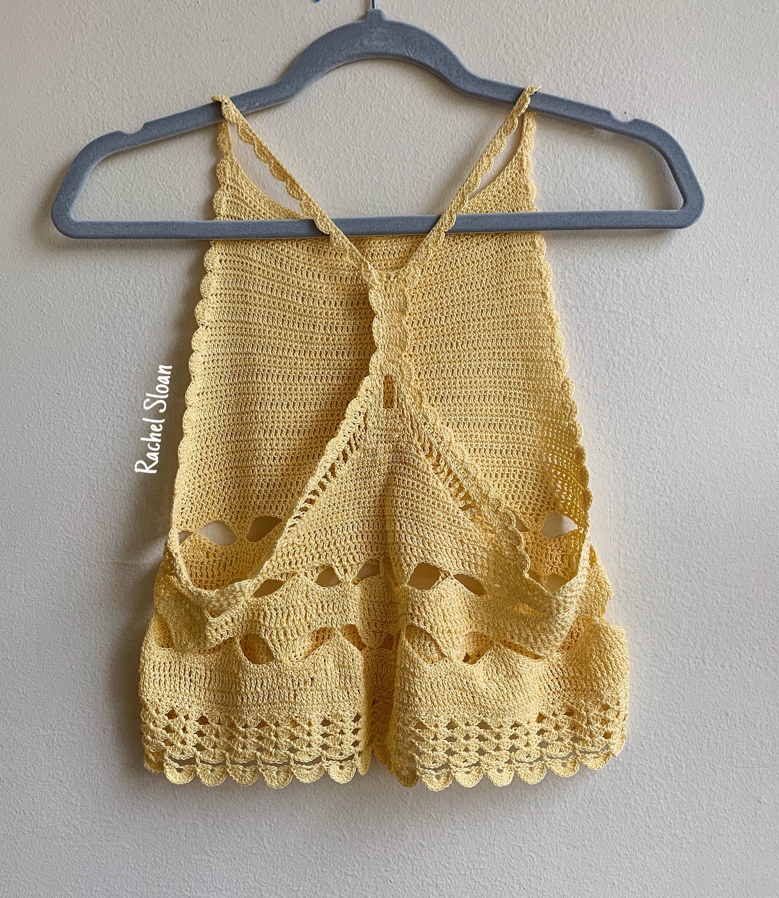 Crochet Lace Racerback Tank Top - Etsy
