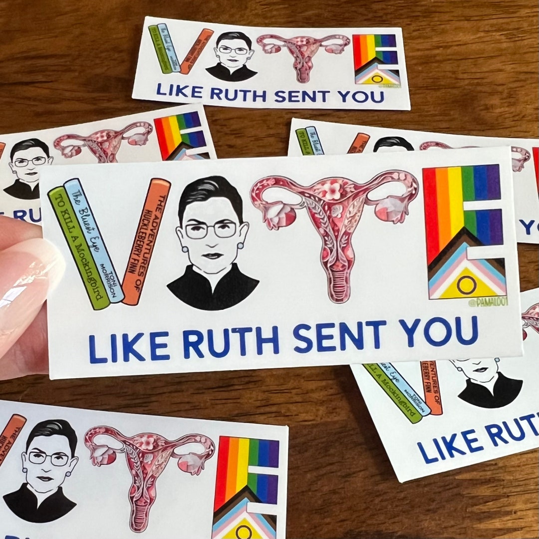 VOTE Like Ruth Sent You Waterproof Sticker - Two Sizes - Etsy