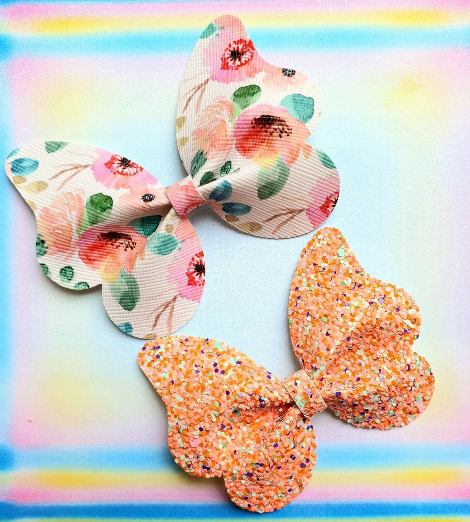 Pinch Butterfly Hair Bow Template & Tutorial SVG Cut File PDF - Etsy