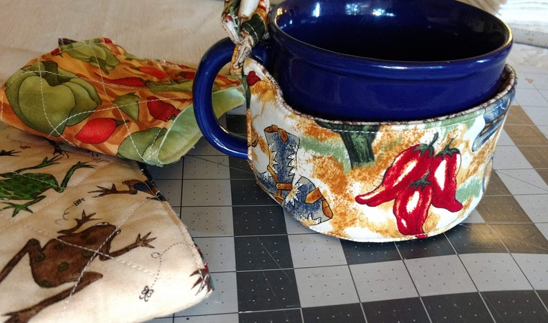PATTERN ONLY - Microwaveable Cup Cozy - Universal Design - Two Patterns ...