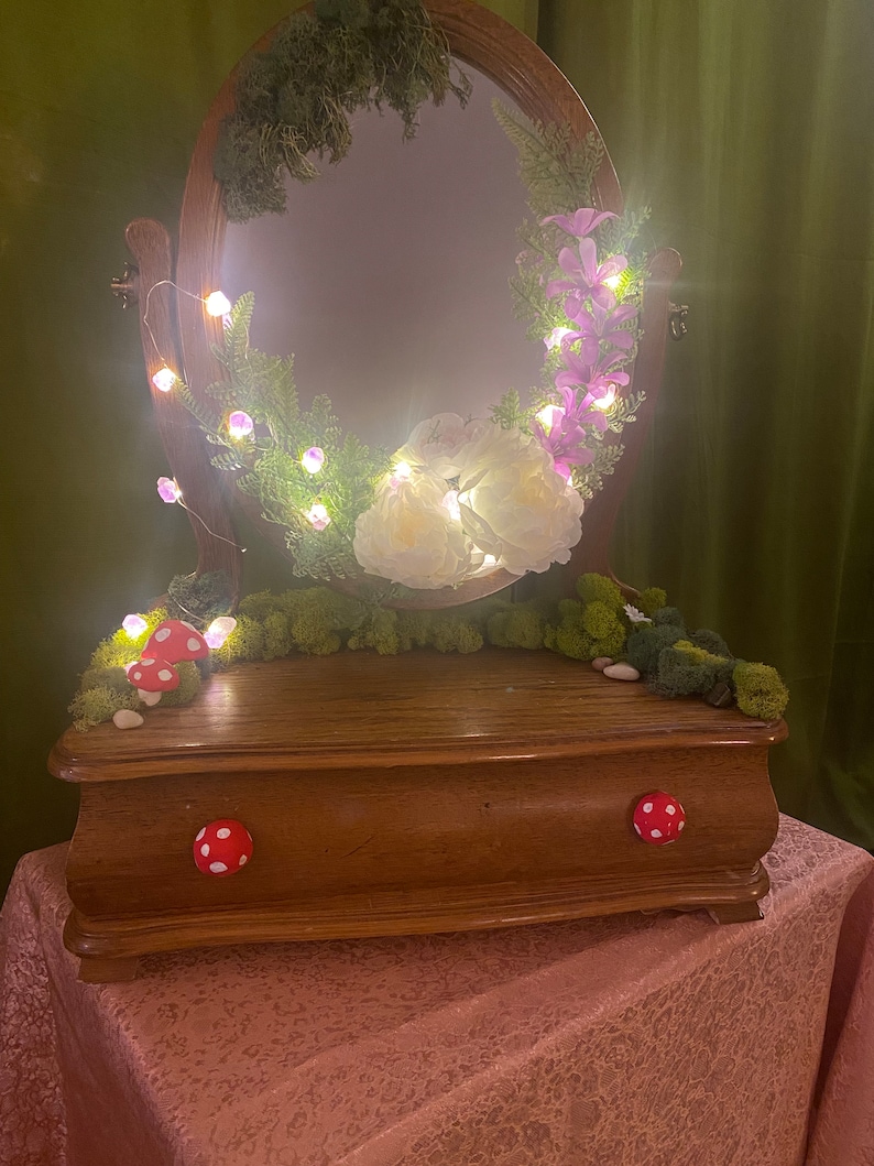 Moss Vanity Mirror - Etsy