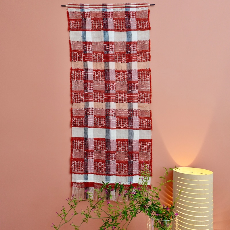 Red Wall Hanging - Etsy