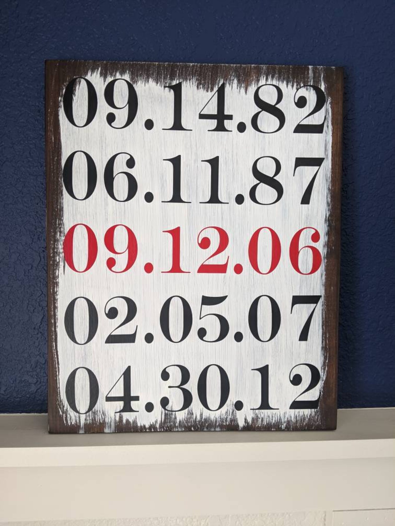 Customized Birthdate Sign Wood Date Sign Wood Birthday Sign - Etsy