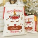 Personalised Christmas Santa Sack Linen Sack Glitter Unicorn - Etsy