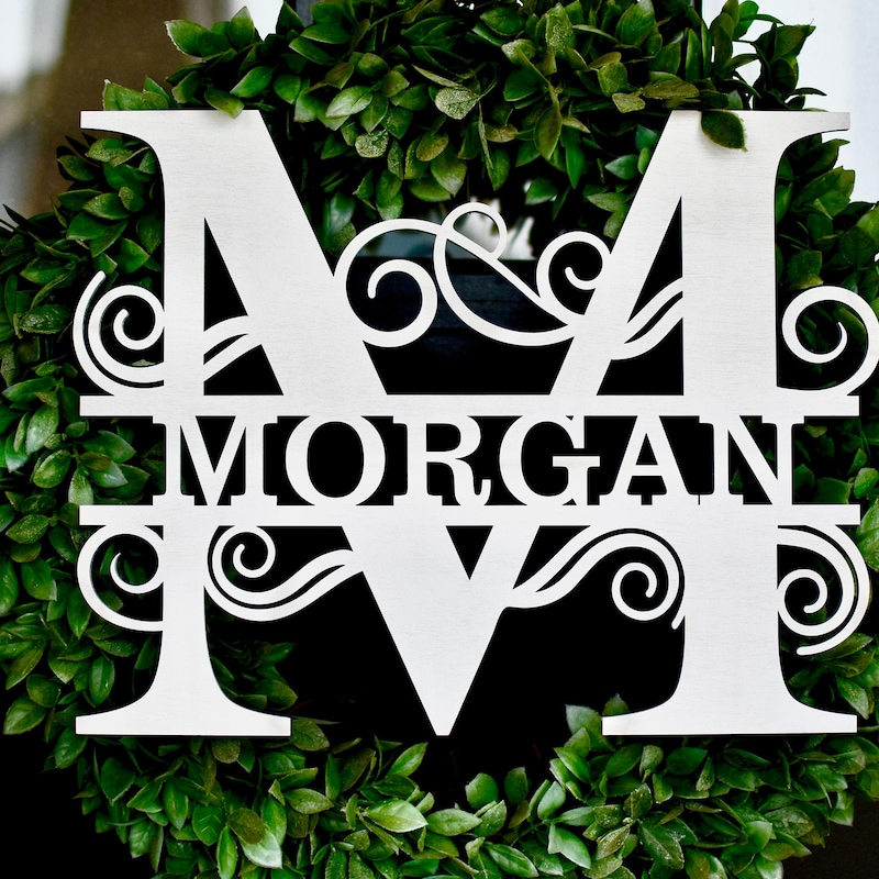 Last Name Monogram - Etsy
