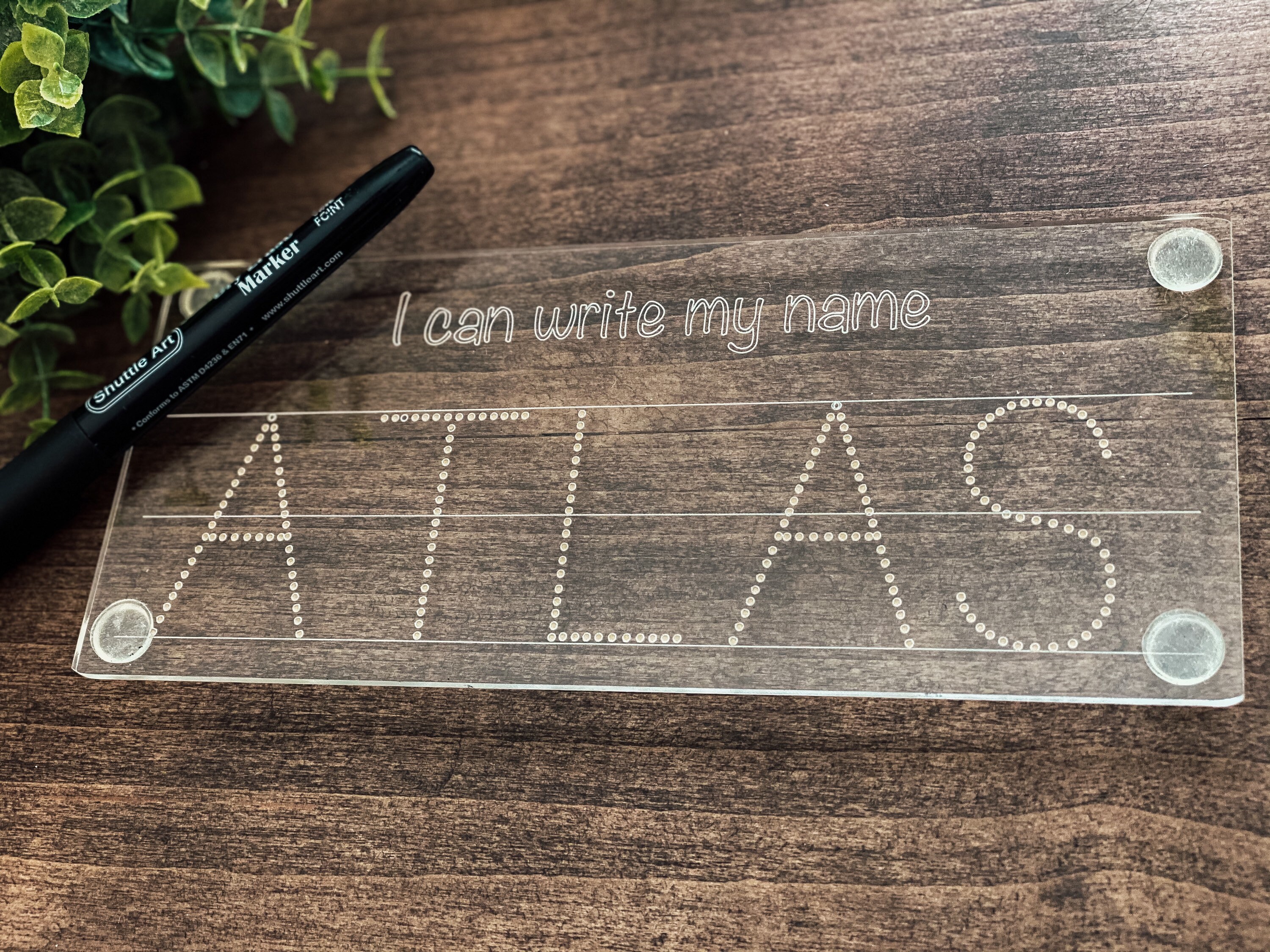 Large Name Tracing Reusable Personalized Custom Trace Dry - Etsy