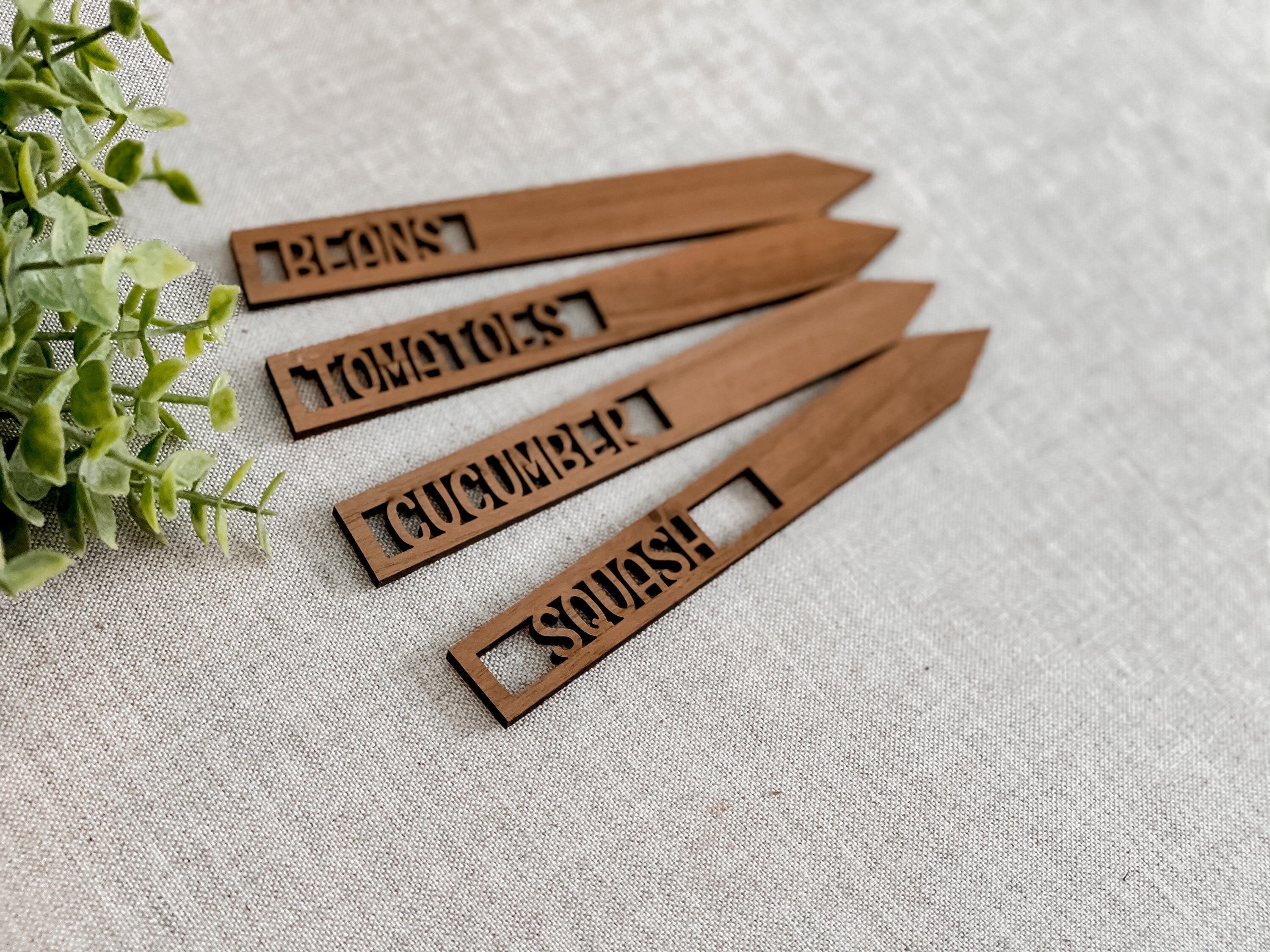 Custom Garden Stakes Vegetable and Herb Markers Garden - Etsy