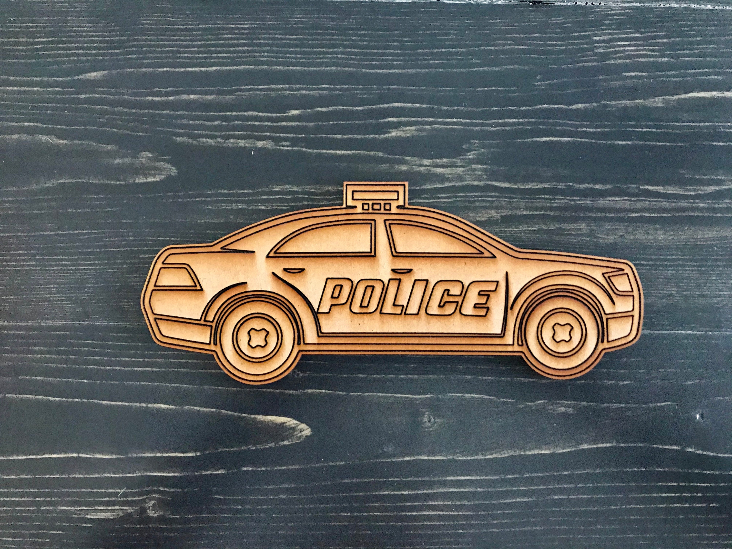 DIY Kids Police Car Paint Set, Paint Your Own Police Car, Quarantine ...