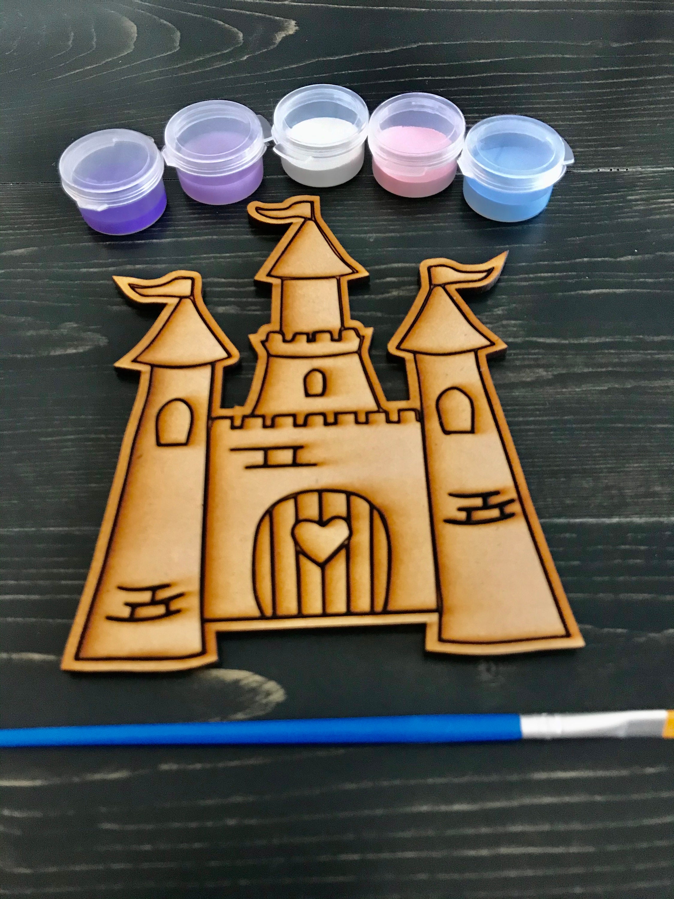DIY Kids Princess Castle Paint Set, Paint Your Own Castle, Quarantine ...