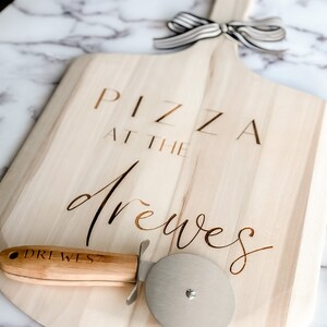Personalized Pizza Kit, Custom Engraved Pizza Board, Housewarming Gift ...