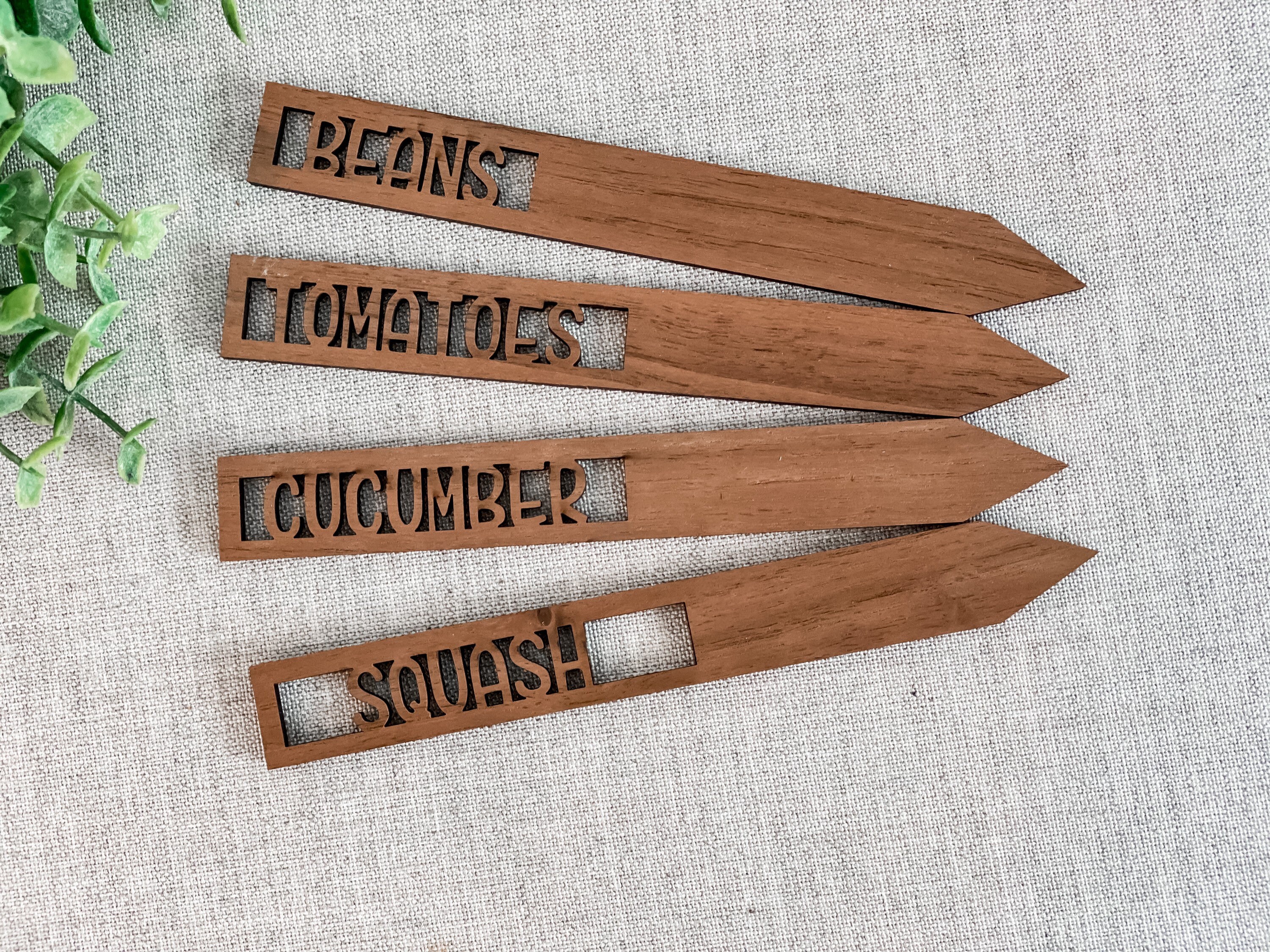 Custom Garden Stakes Vegetable and Herb Markers Garden - Etsy