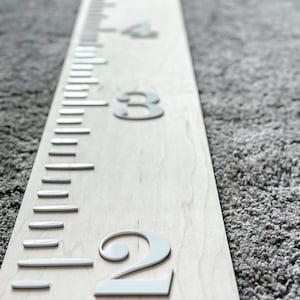 Custom Wood Growth Chart 3D, Family Height Chart Ruler, Playroom Decor ...