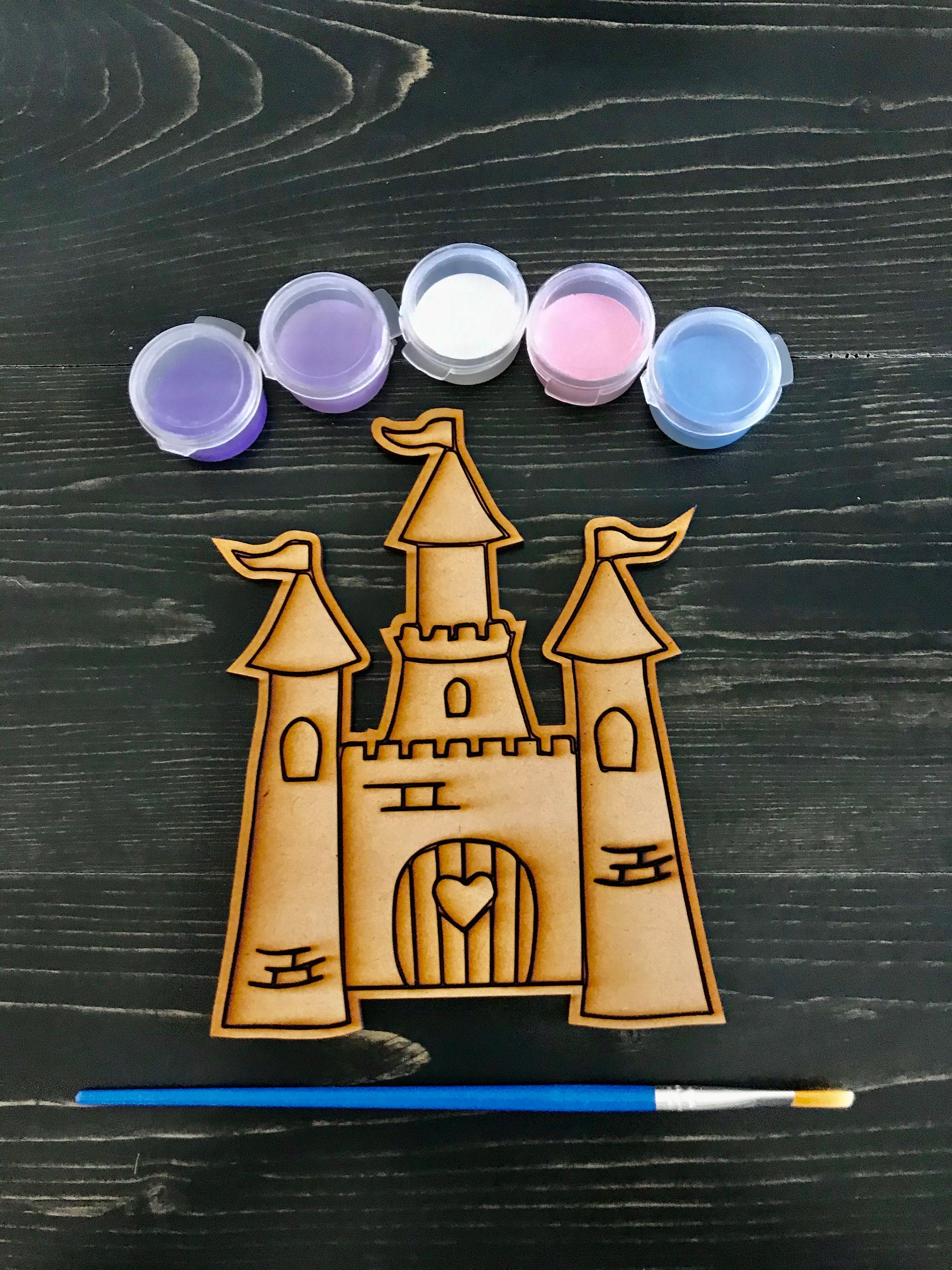 DIY Kids Princess Castle Paint Set Paint Your Own Castle - Etsy