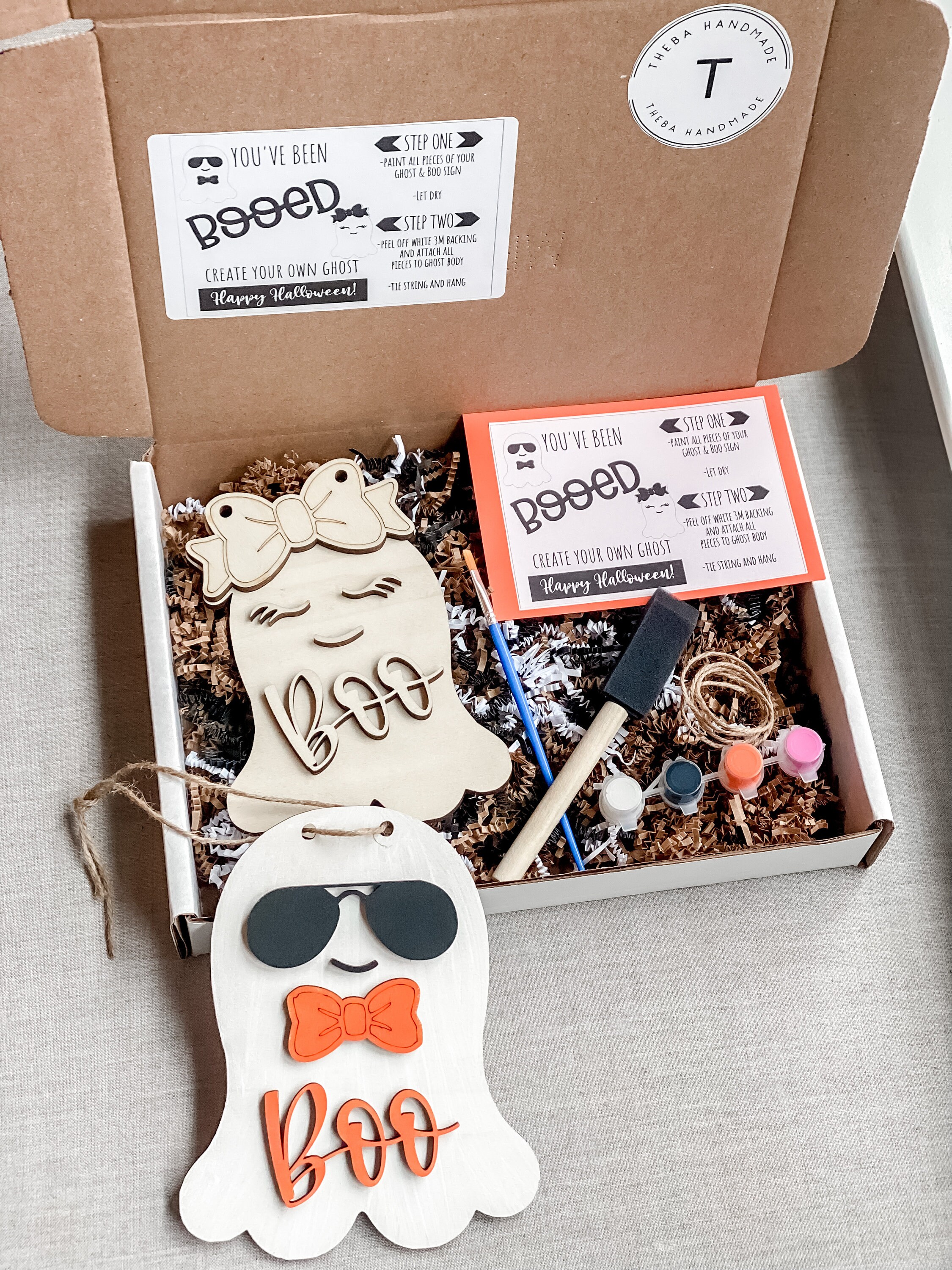 Boo Paint Box DIY Ghost Paint Kit You've Been - Etsy