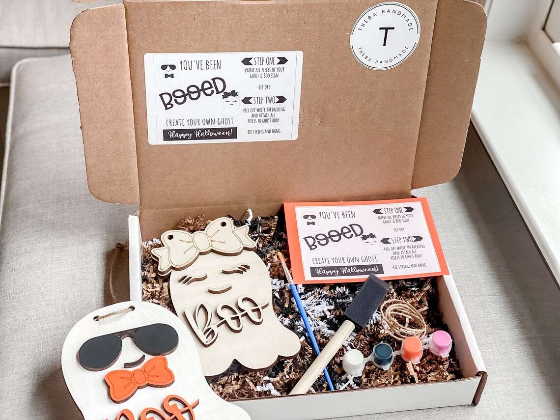 Boo Paint Box DIY Ghost Paint Kit You've Been - Etsy