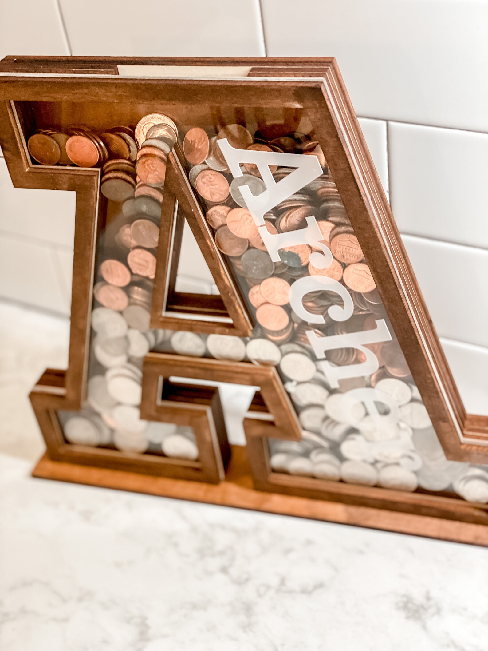 Personalized Name Letter Bank Custom Name Piggy Bank for - Etsy