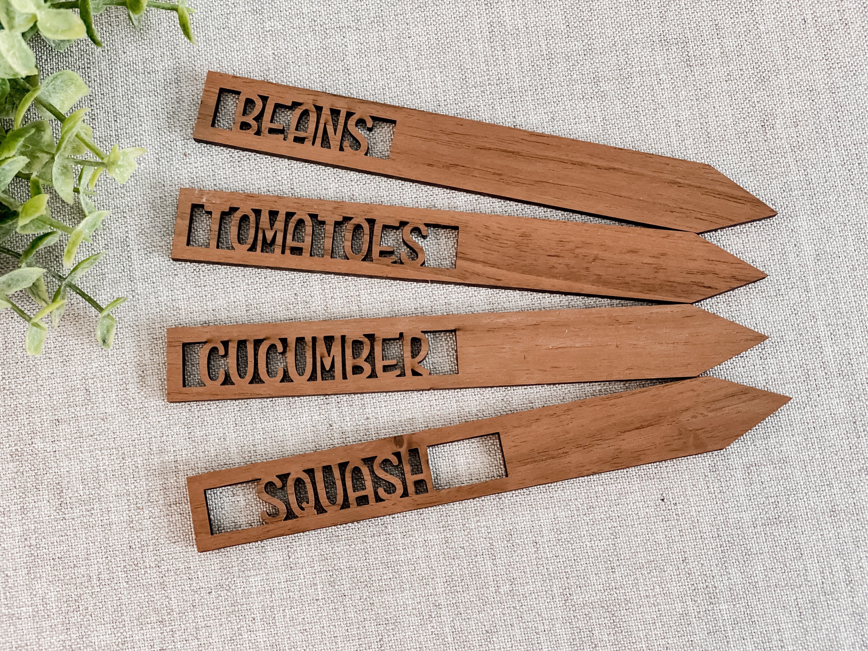 Custom Garden Stakes 8 Vegetable and Herb Markers Garden - Etsy