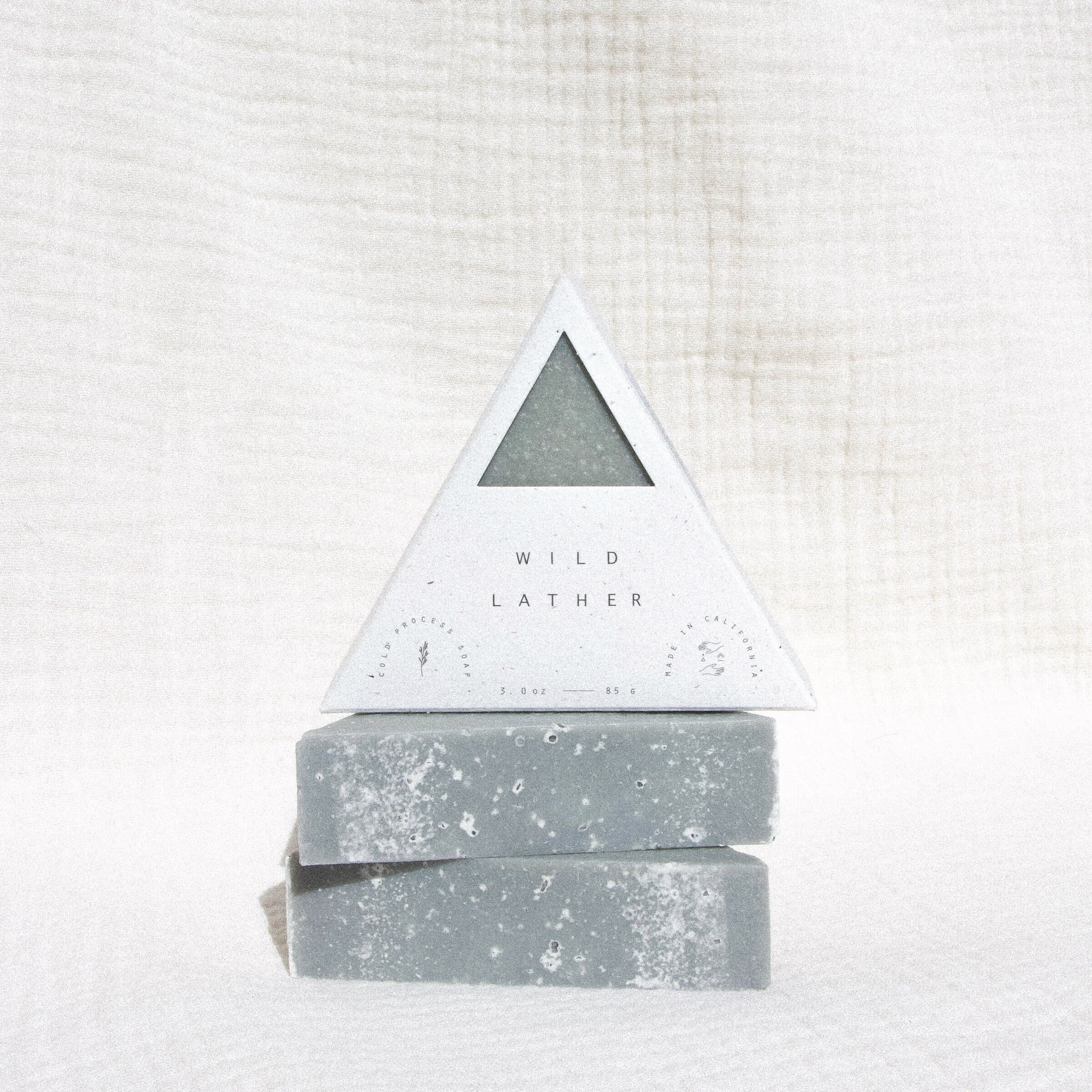 Black Salt Eucalyptus Triangle Soap / sauna / With Balsam Fir, Wild ...