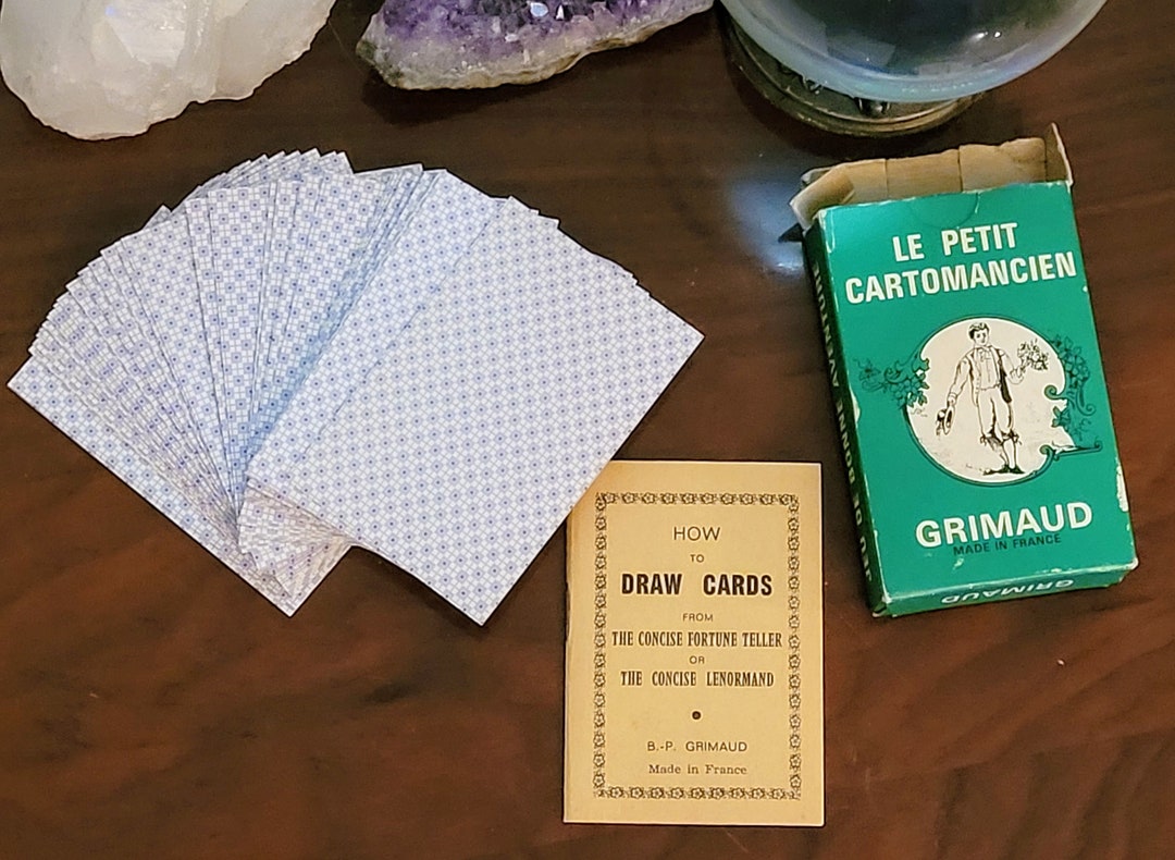 1970 Le Petit Cartomancien Cartes JM Simon Vintage Tarot Fortune ...