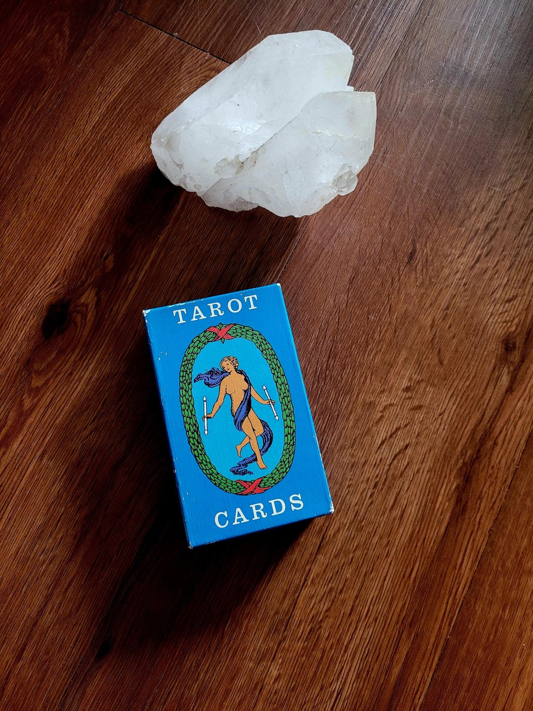Vintage 1976-1977 Blue Box Rider Waite Tarot Deck Rare OOP Rider ...