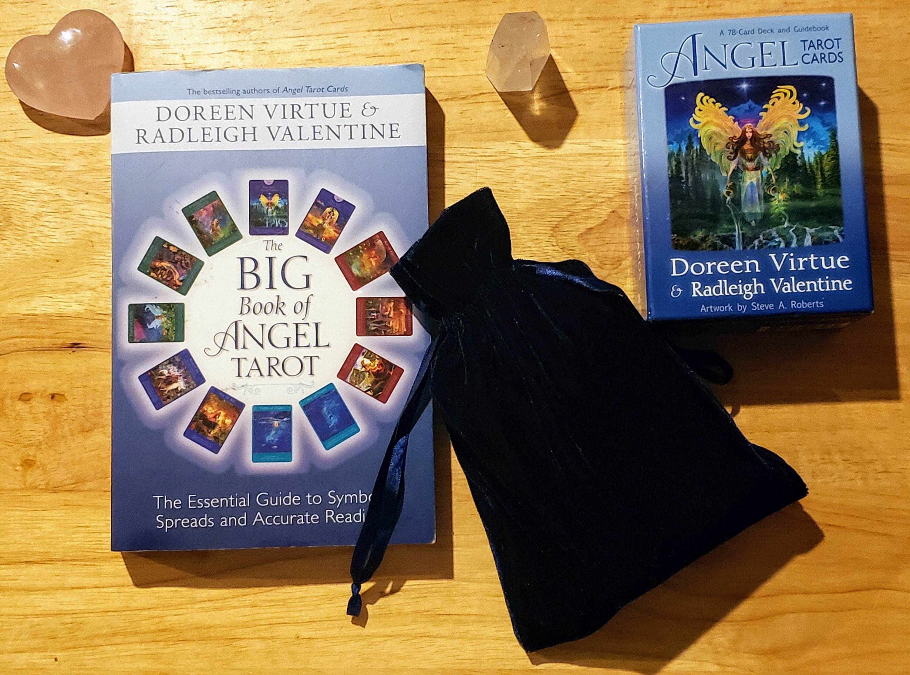 Doreen Virtue Angel Tarot Deck Plus the Big Book of Angel Tarot With ...