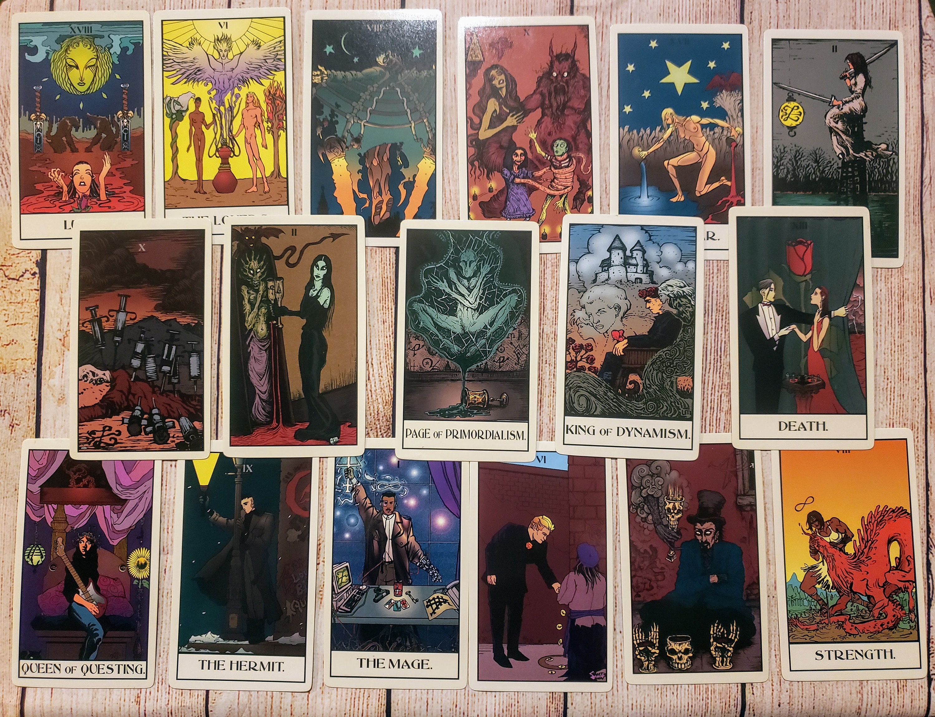 RARE 1995 MAGE The Ascension TAROT Deck Cards and Book White | Etsy