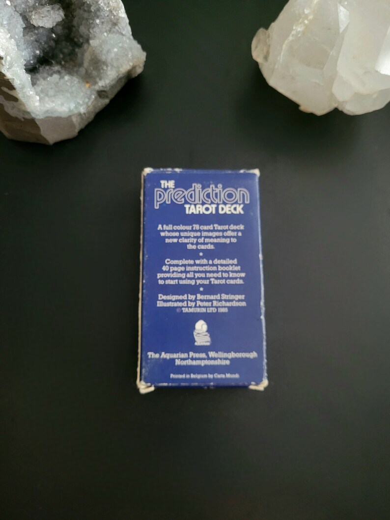 Vintage 1985 the Prediction Tarot Deck by Bernard Stringer - Etsy