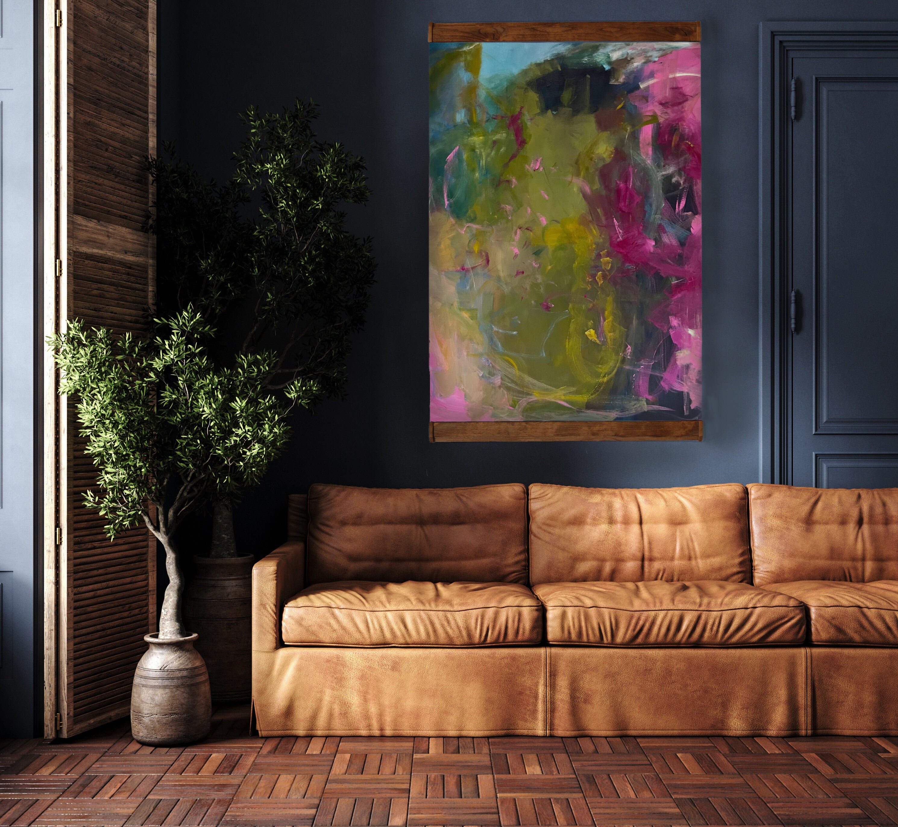 Runner Frames Dark Walnut Canvas Art Framing - Etsy