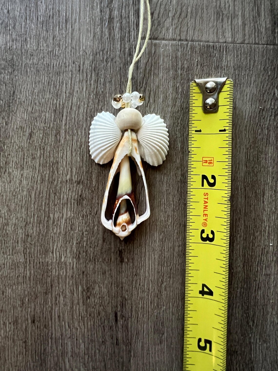 Shell Angel Ornament, Sliced Shell, Handmade - Etsy