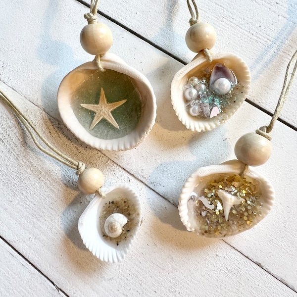 Seashell Ornaments - Etsy