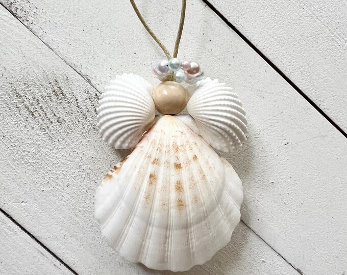 Angel Ornament, Shell Angel, Seashell Angel, Christmas Ornament Small - Etsy