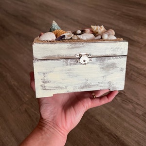 Jewelry Box, Seashell Box, Starfish Jewelry Box, Small Beach Theme Box ...
