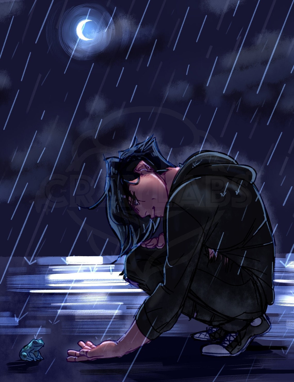 Seb in the Rain Stardew Valley Art Print - Etsy