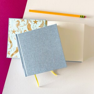 Little Mermaid Sketchbook for Girls, Small Sustainable Mermaid Notebook ...