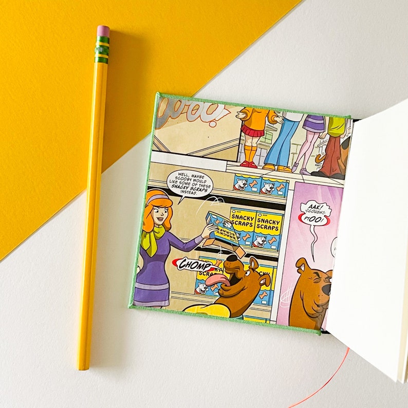 Small Scooby Doo Sketchbook, Green Comic Book Sketchbook, Fun Cartoon ...