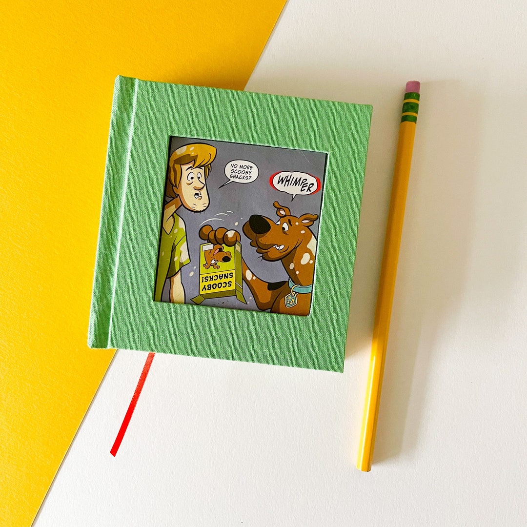 Small Scooby Doo Sketchbook, Green Comic Book Sketchbook, Fun Cartoon ...