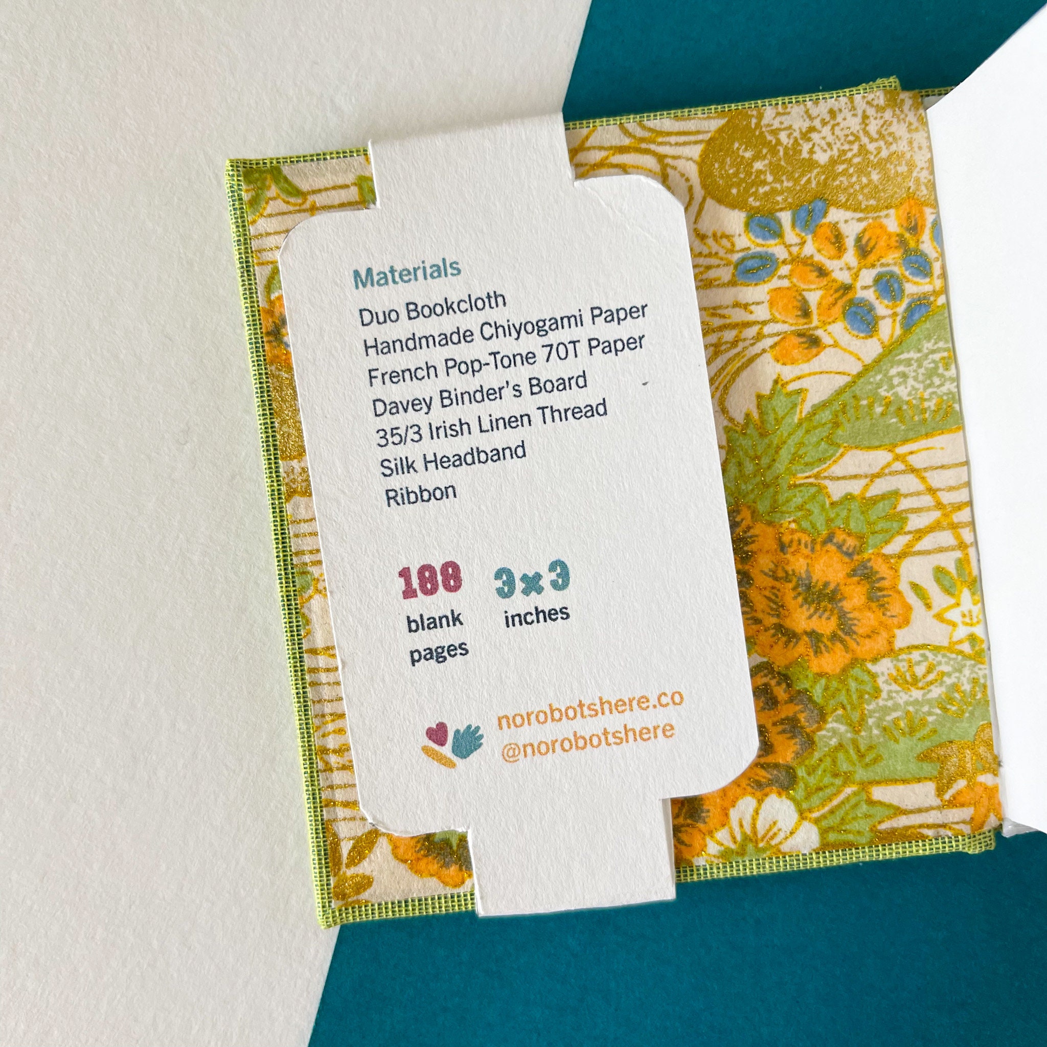 Floral Green Notebook With Blank Pages, Gardening Drawing Book, Little ...