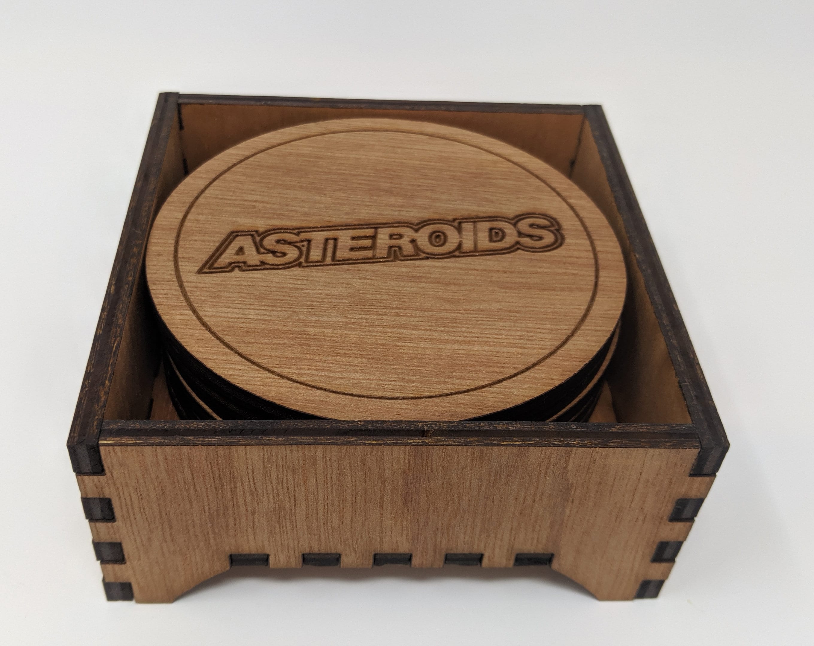 Classic Arcade Wooden Coaster Set of 6 | Holder Included | Video Games ...