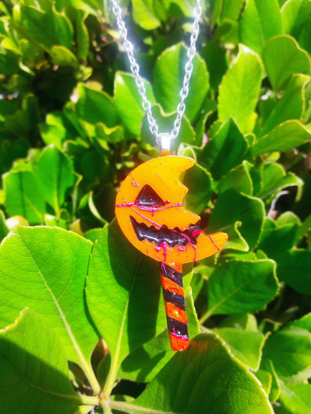 Bloody Sam Bitten Lolli & Razor Blade Necklace ~ Samhain ~ Halloween ...