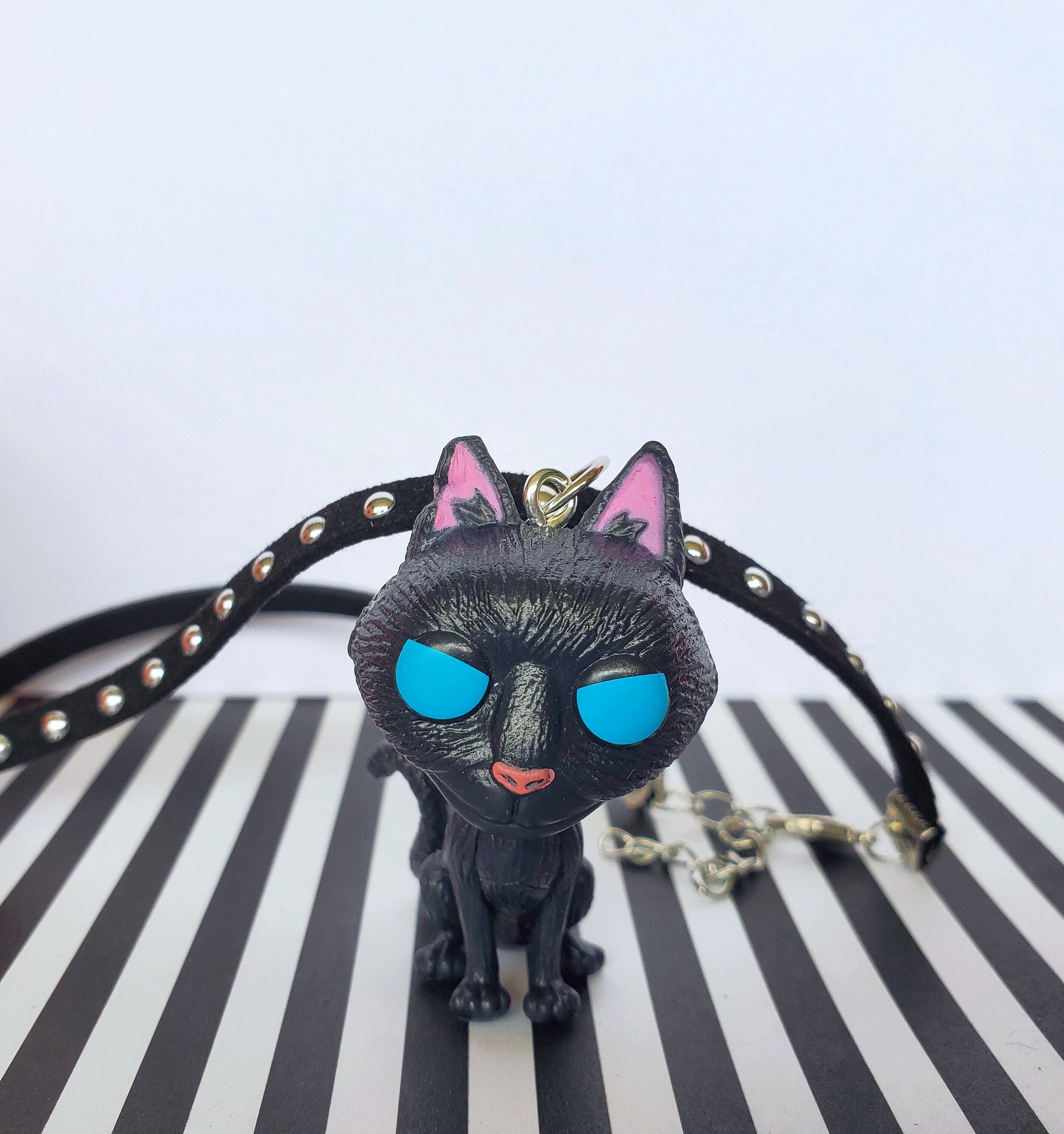 Coraline Cat Choker Coraline Cosplay Wuss-Puss The Cat | Etsy
