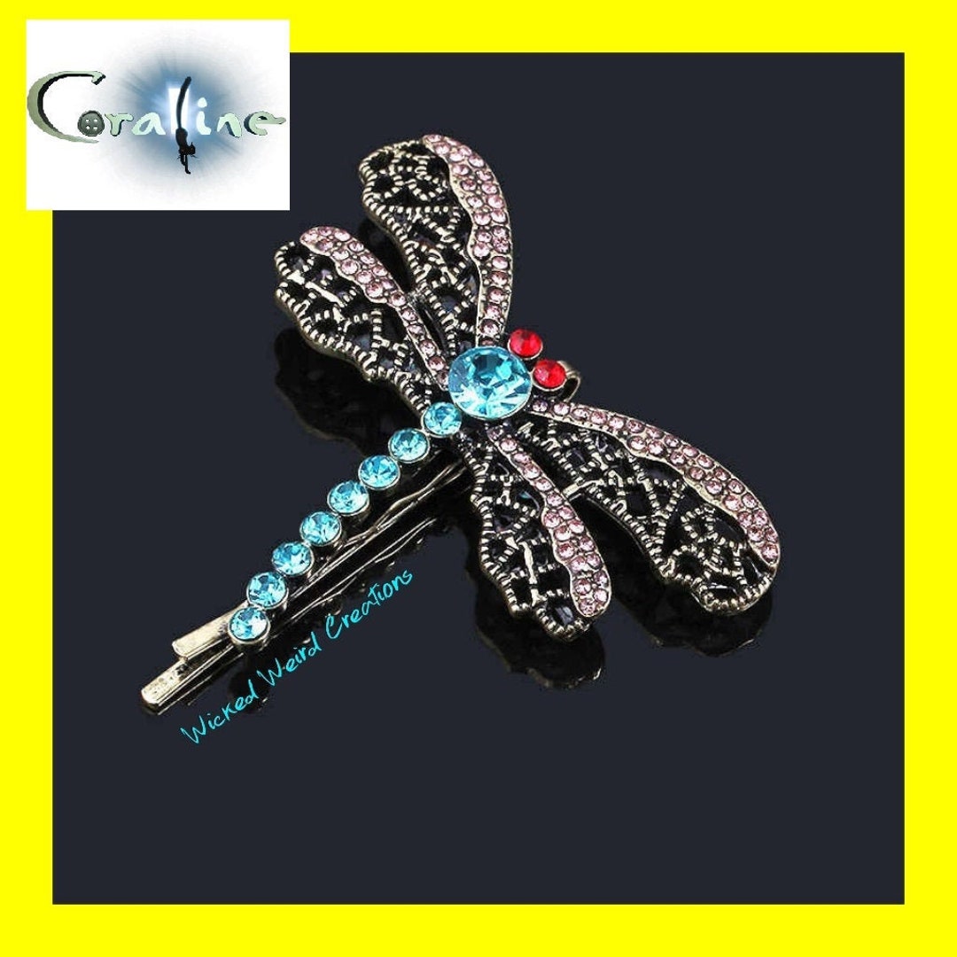 Coraline Dragonfly Hair Bobby Pin Coraline Cosplay - Etsy